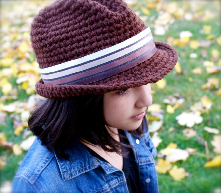 Newborn Fedora Hat Crochet Pattern