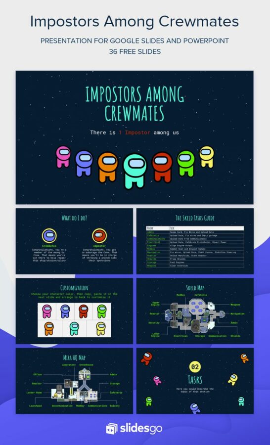 Among Us PowerPoint Presentation Template