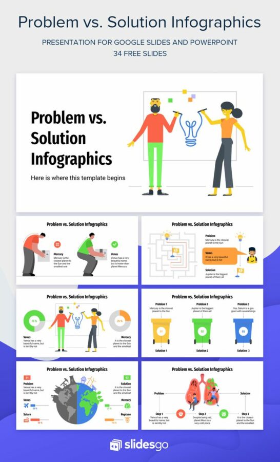 Free Problem Solution Presentation Template
