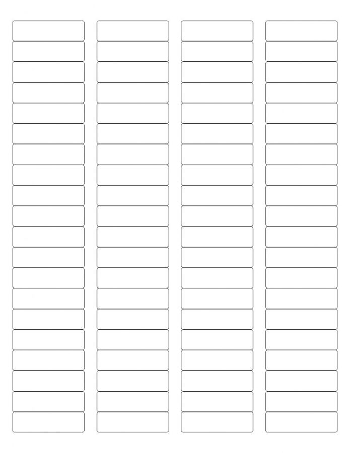 80 Per Sheet Label Template