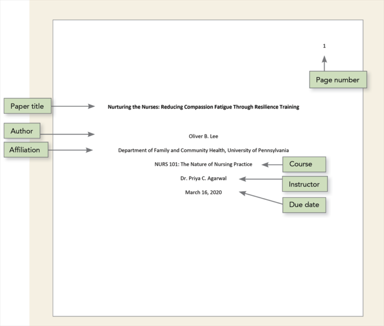 APA Style PowerPoint Presentation Template