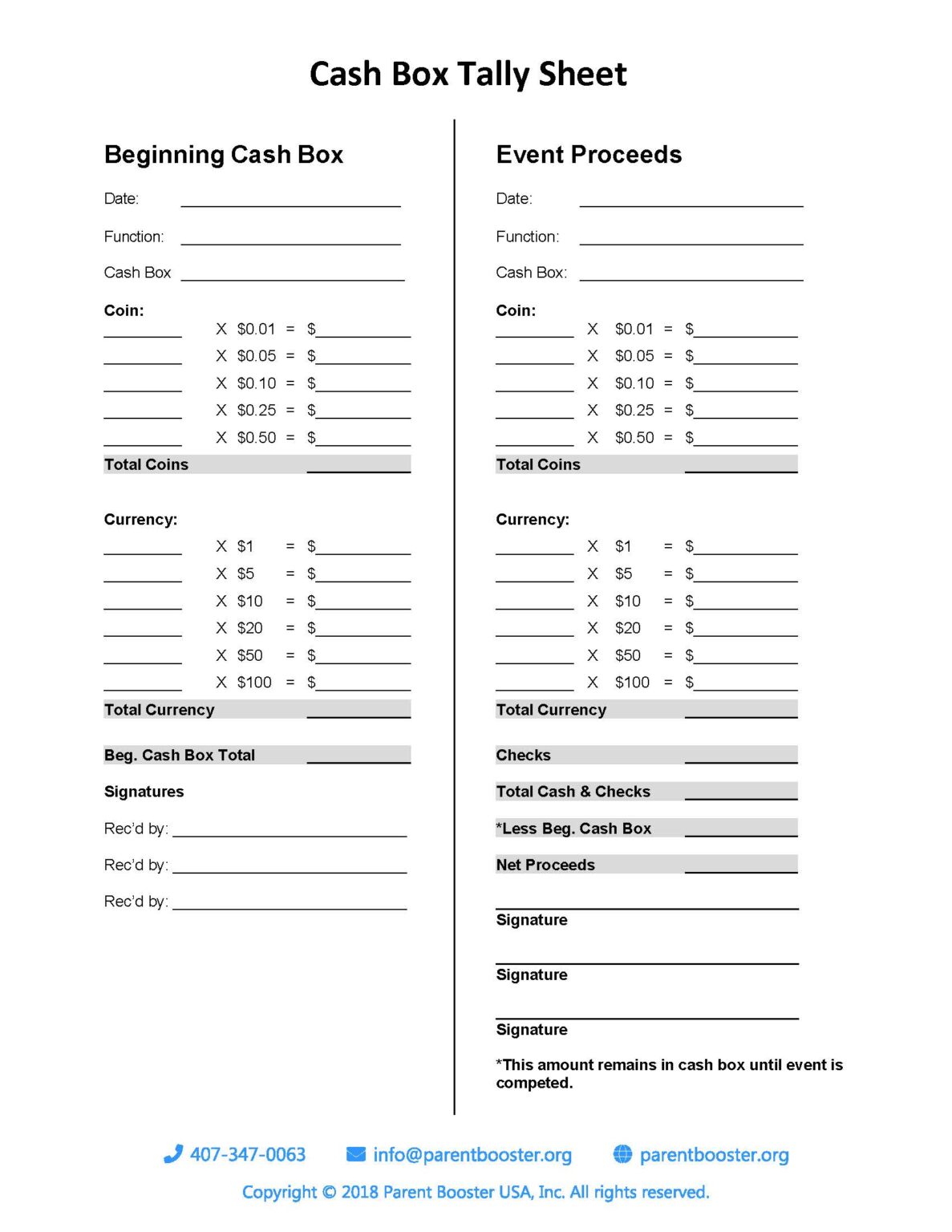 Printable Food Judging Score Sheet Template