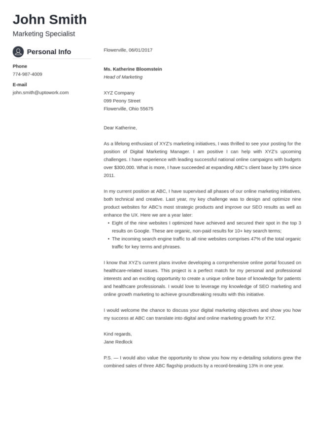 Cover Sheet for Resume Template