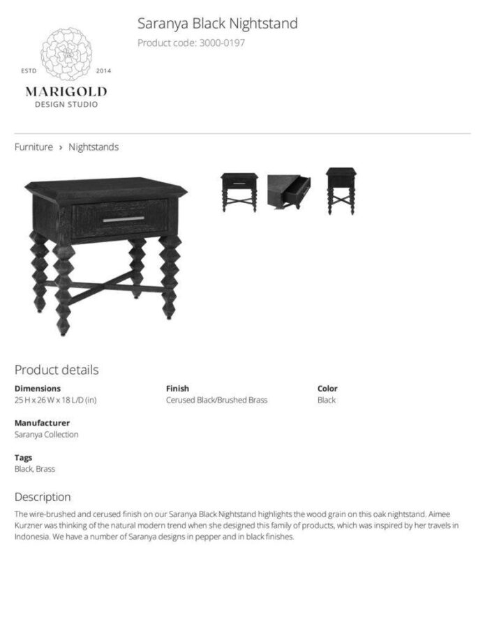 Interior Design Tear Sheet Template