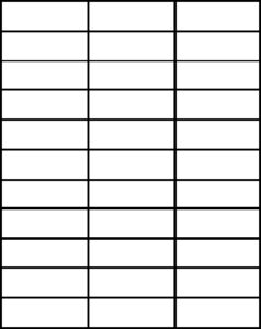 Maco Labels 33 Per Sheet Template