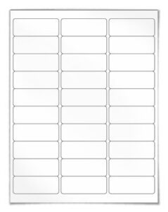 One Sheet Label Sticker Template