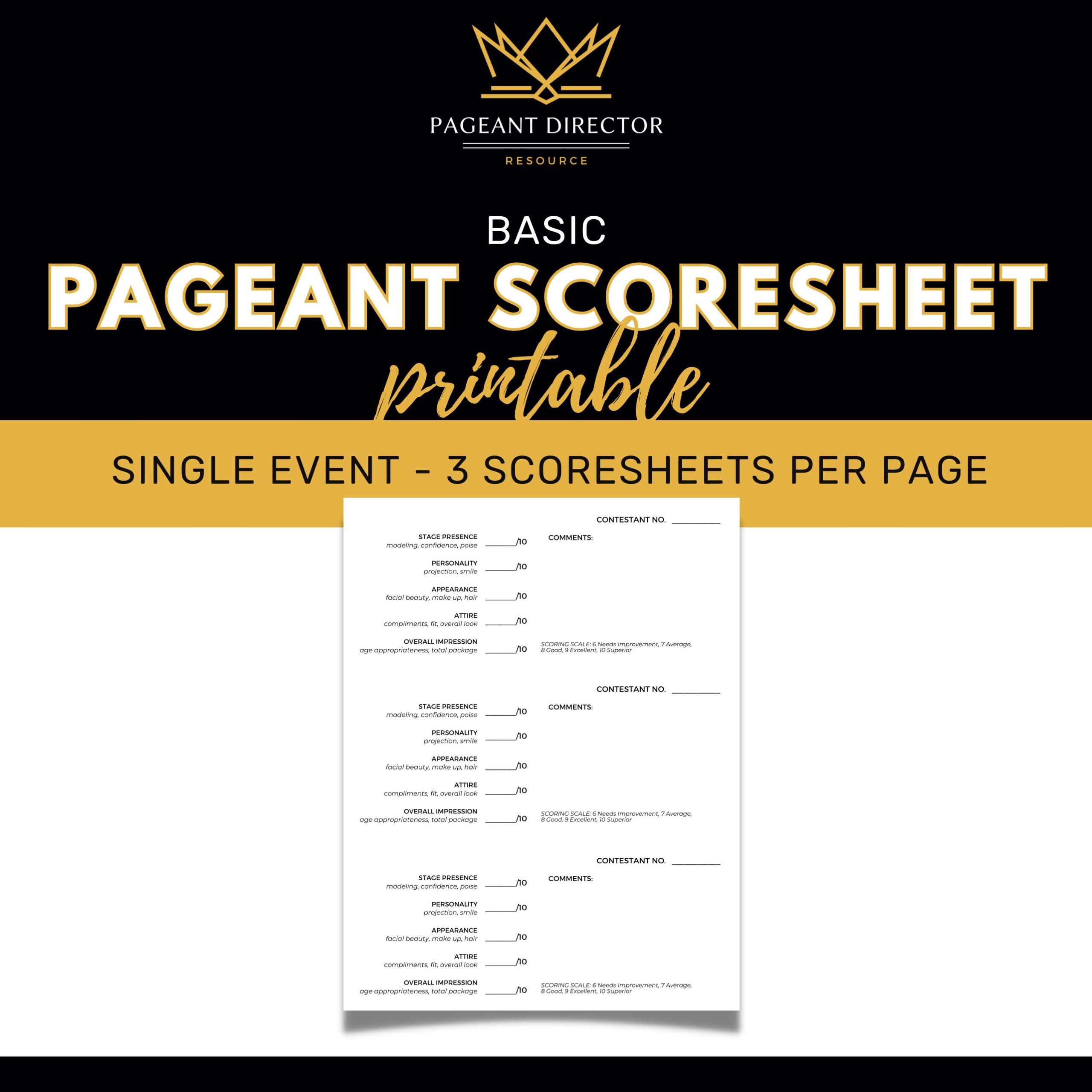 Pageant Judge Score Sheet Template Pageant Judge Score Sheet Template
