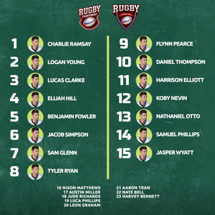 Rugby Union Team Sheet Template