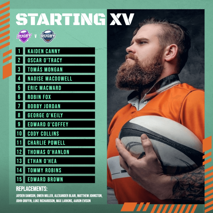 Printable Rugby Team Sheet Template