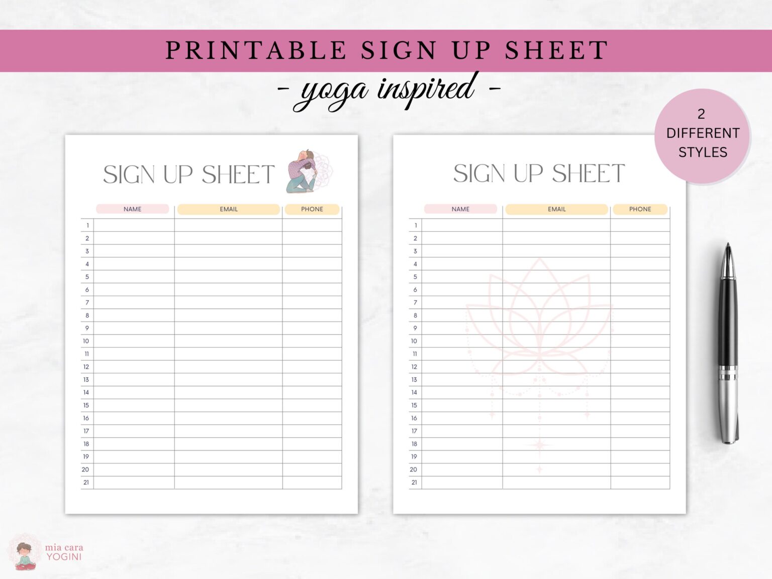 Meet the Teacher Sign In Sheet Template