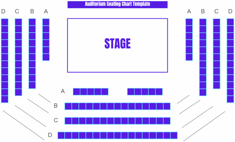 Free Auditorium Seating Chart Template