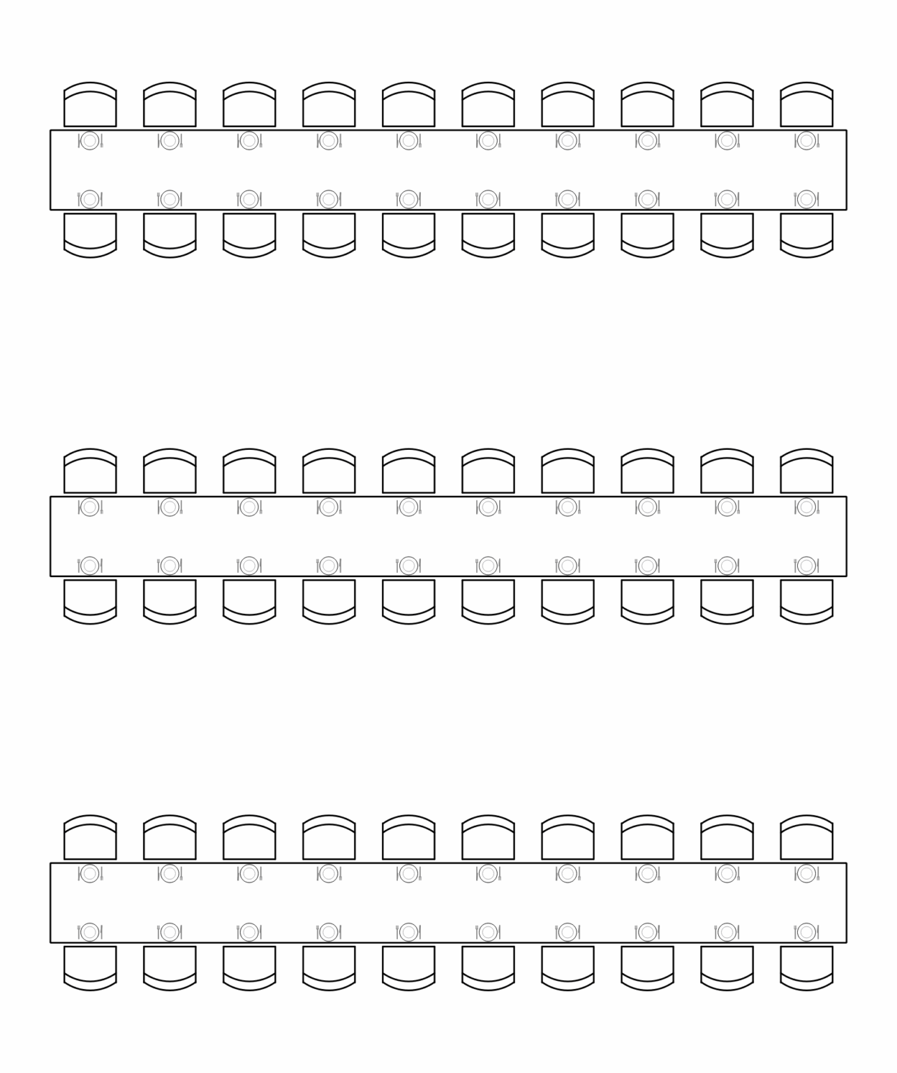Round Table Seating Chart Template
