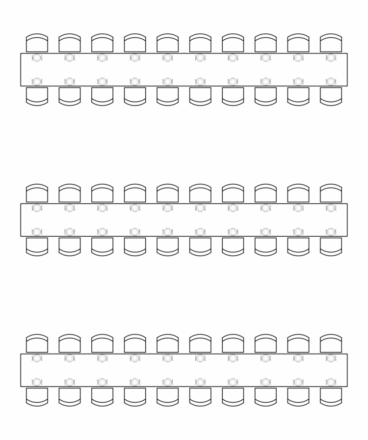 Round Table Seating Chart Template